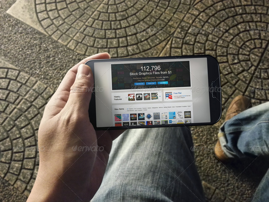 MyS4 Screen Mock-ups v2 by kenoric | GraphicRiver