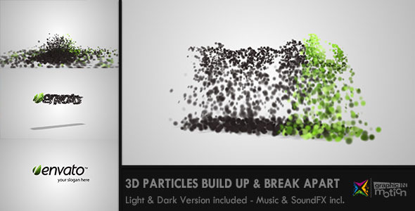 3D Particles Logo Build Up & Break Apart Intro by graphicINmotion ...