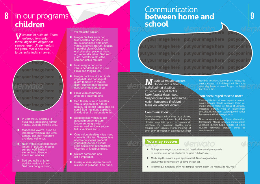 16 Pages Kindergarten Brochure by supergaban | GraphicRiver