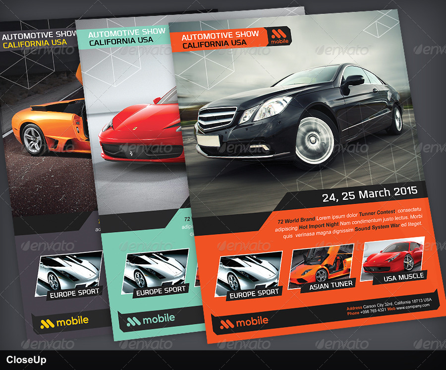 Automotive Flyer | Volume 1 by vinirama | GraphicRiver