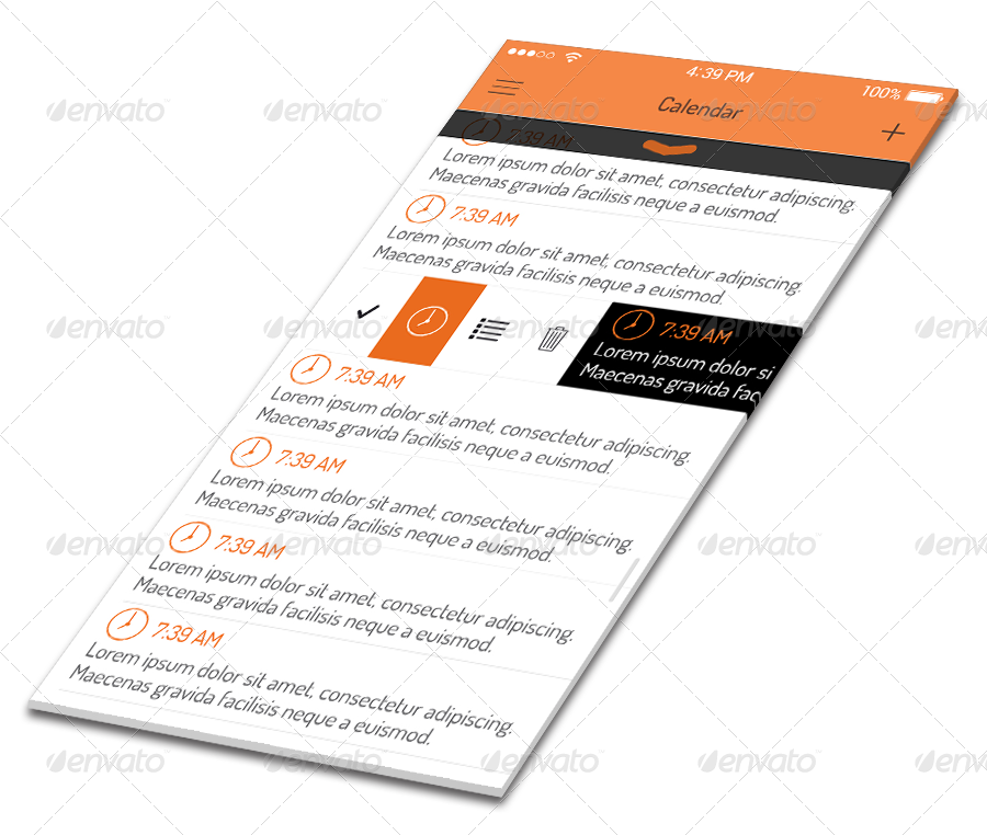 MINIMALIST MOBILE UI KIT V.1 by angelbi88 | GraphicRiver