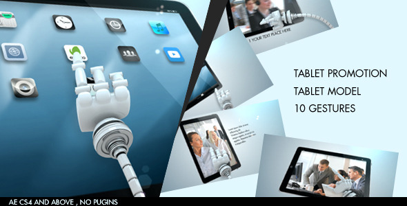 Tablet Promotion with Robotic Gestures by CompDesigns | VideoHive