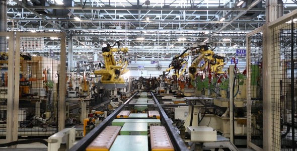 Manufacturing Unit Robots by cloud9communication | VideoHive