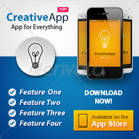 Mobile App Banner ad Set by myboodesign | GraphicRiver