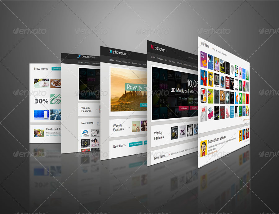 3D Web Page Display Pack V3 by towhid123griver | GraphicRiver