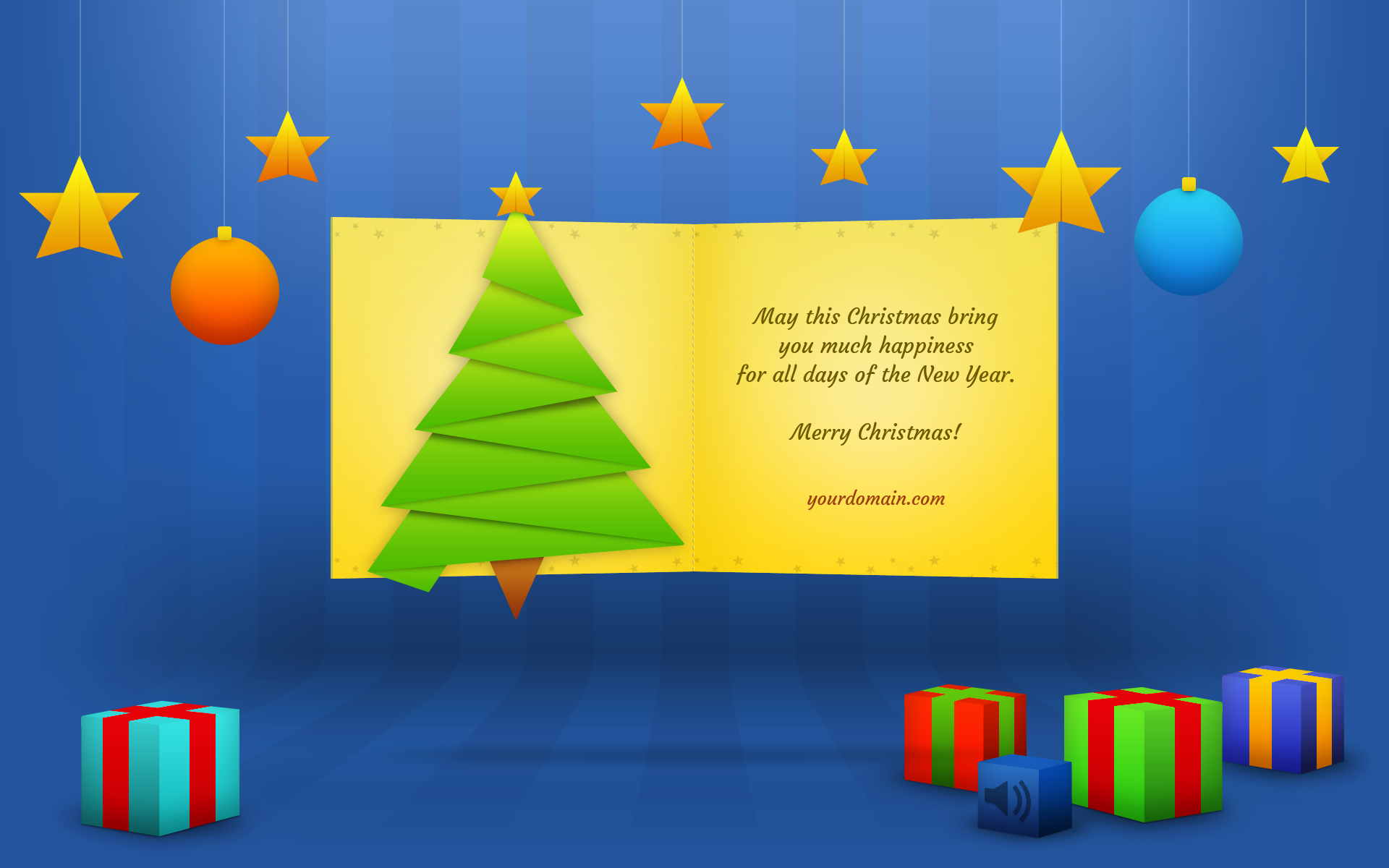 Christmas Card with Many Effects by wall-e | CodeCanyon