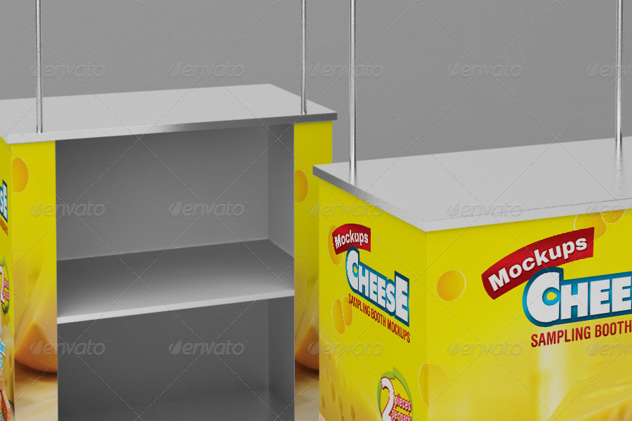 Sampling Booth Mockups by Wutip | GraphicRiver