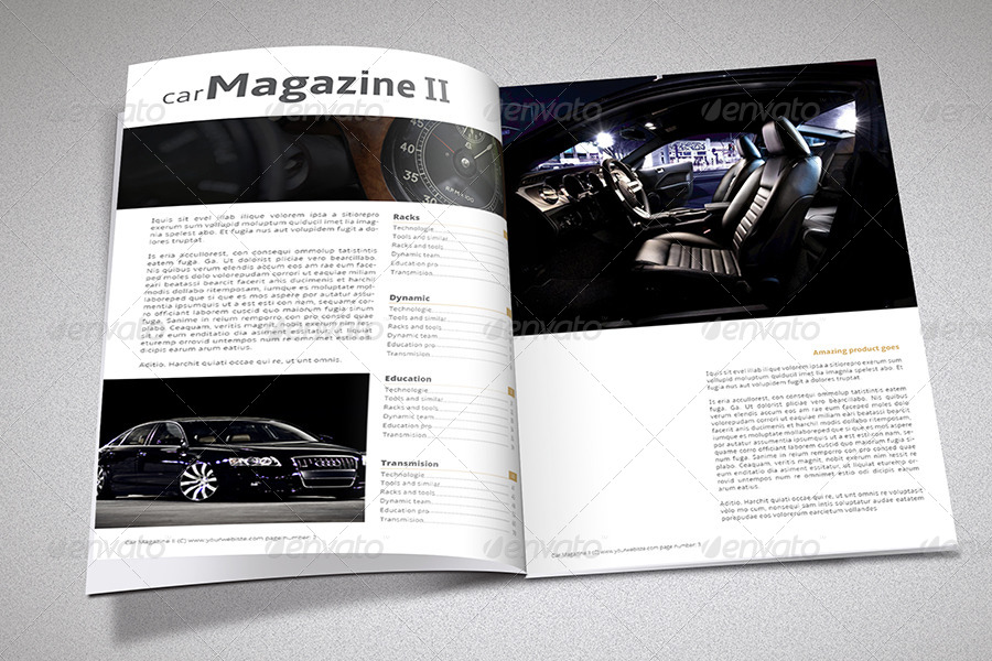 Cars Magazine Template II by riverpixels_studio | GraphicRiver