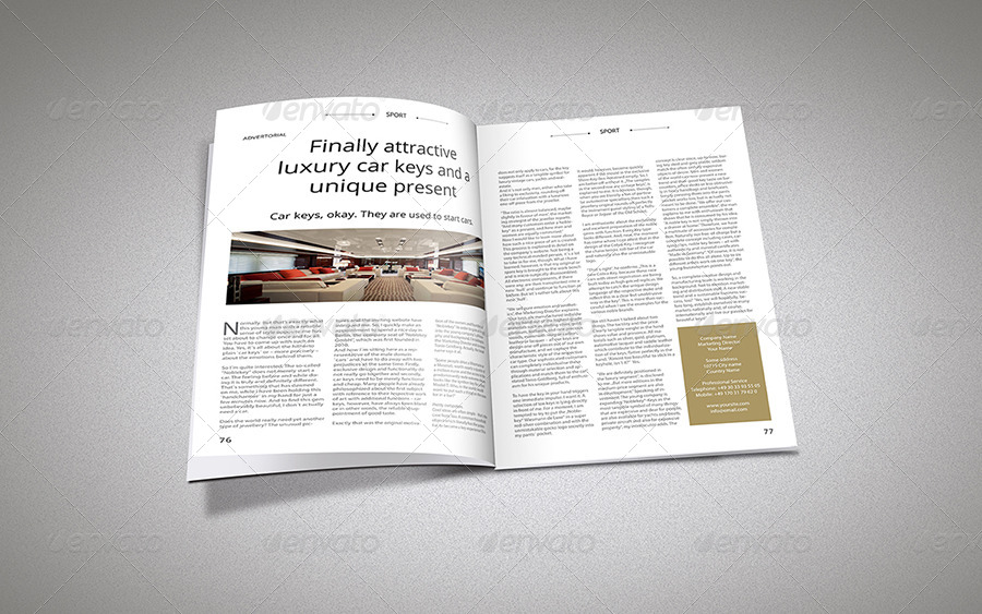 Luxury Magazine Template by riverpixels_studio | GraphicRiver