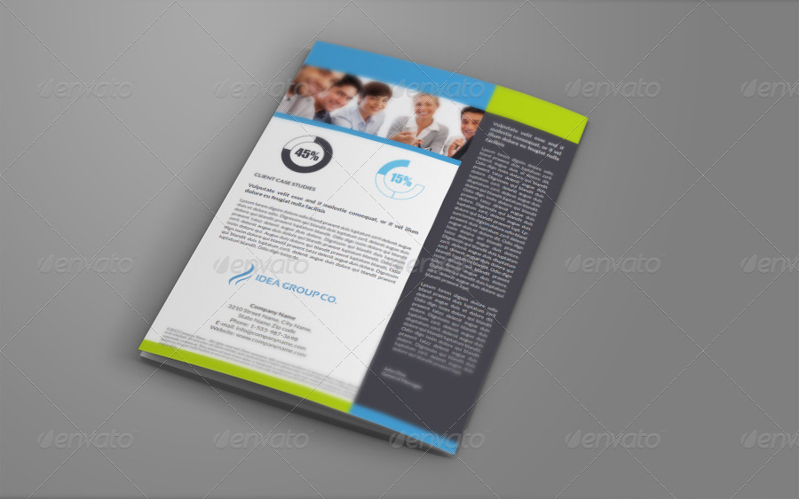 Company Brochure Bi-Fold Template Vol.13 by OWPictures | GraphicRiver