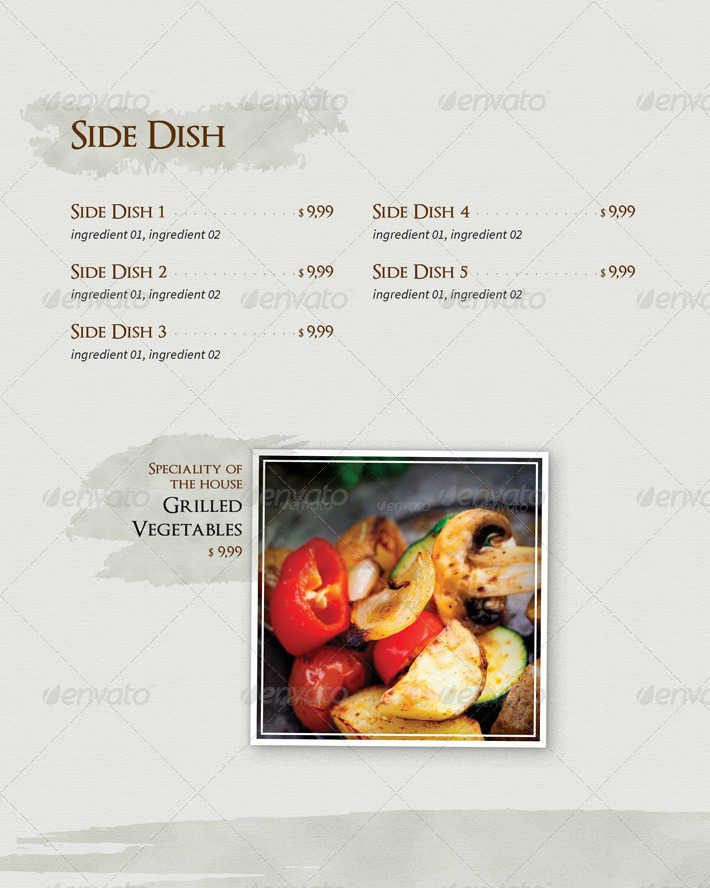 Restaurant Food Menu by GFXTemplate | GraphicRiver
