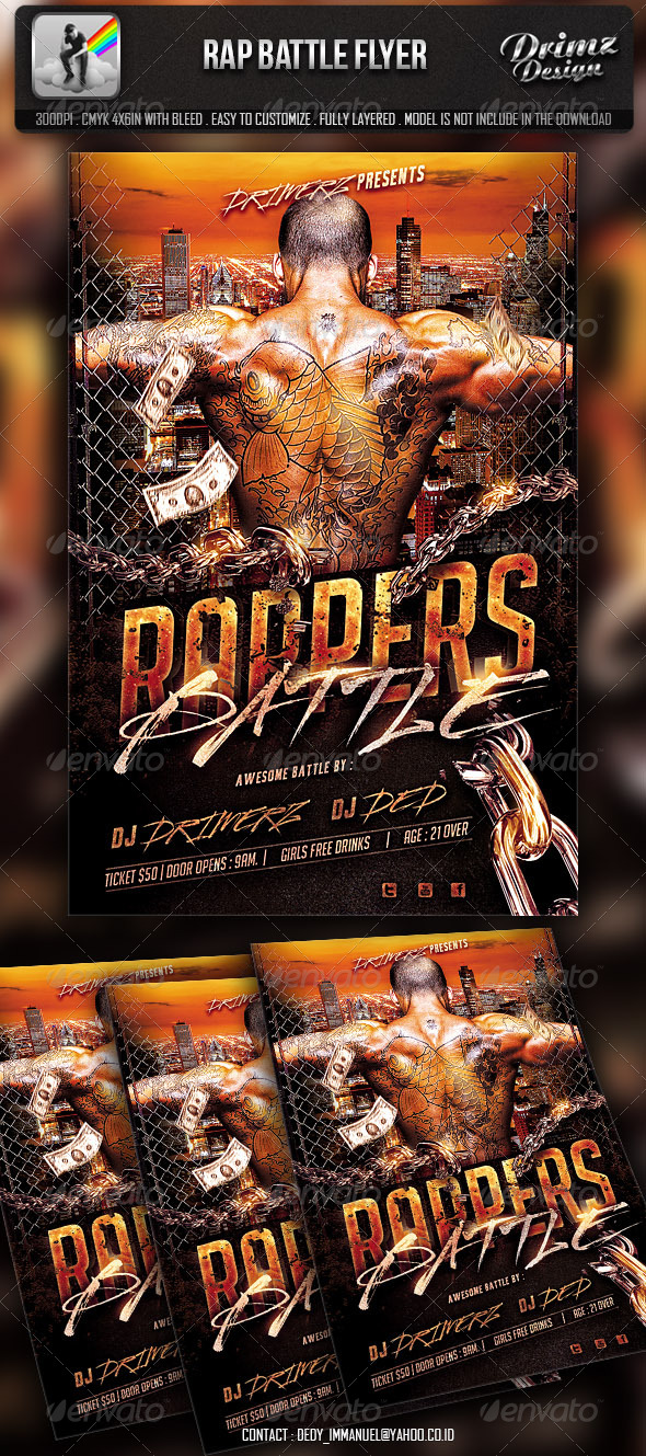 Rap Battle Flyer - Events Flyers