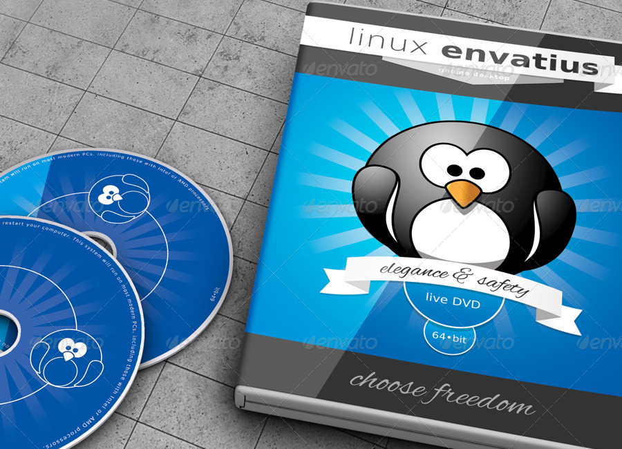 Universal Linux DVD Cover Pack by eldis_design | GraphicRiver