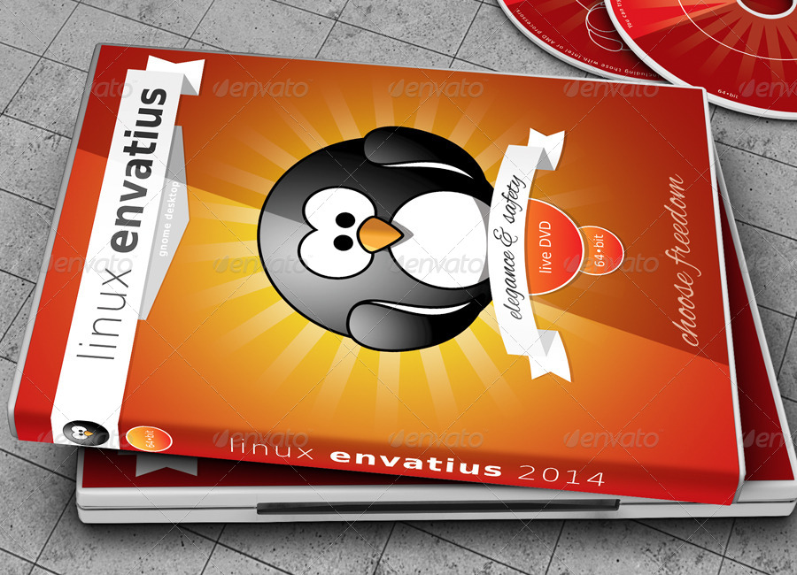 Universal Linux DVD Cover Pack by eldis_design | GraphicRiver