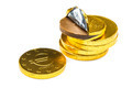 Photo of Stacks of chocolate coins | Free christmas images