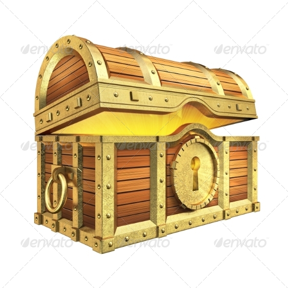 Template Treasure Chest Box download free - anayagar