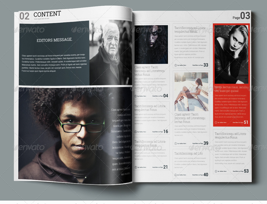 Web Style Magazine Template by pmvch | GraphicRiver