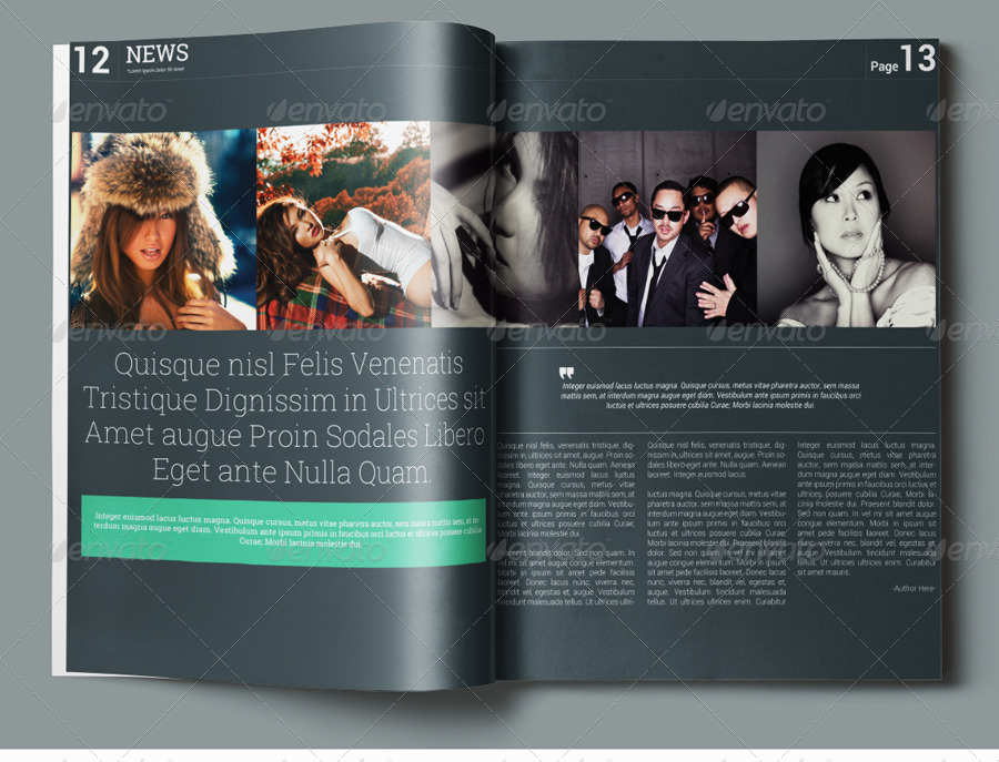 Web Style Magazine Template by pmvch | GraphicRiver