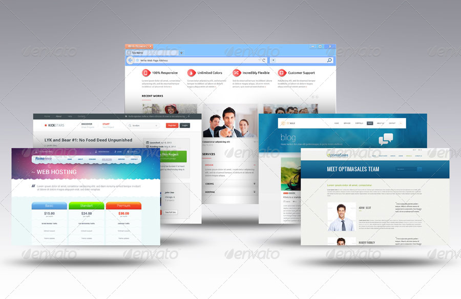 3D Web Browser Display Mock-Up by towhid123griver | GraphicRiver