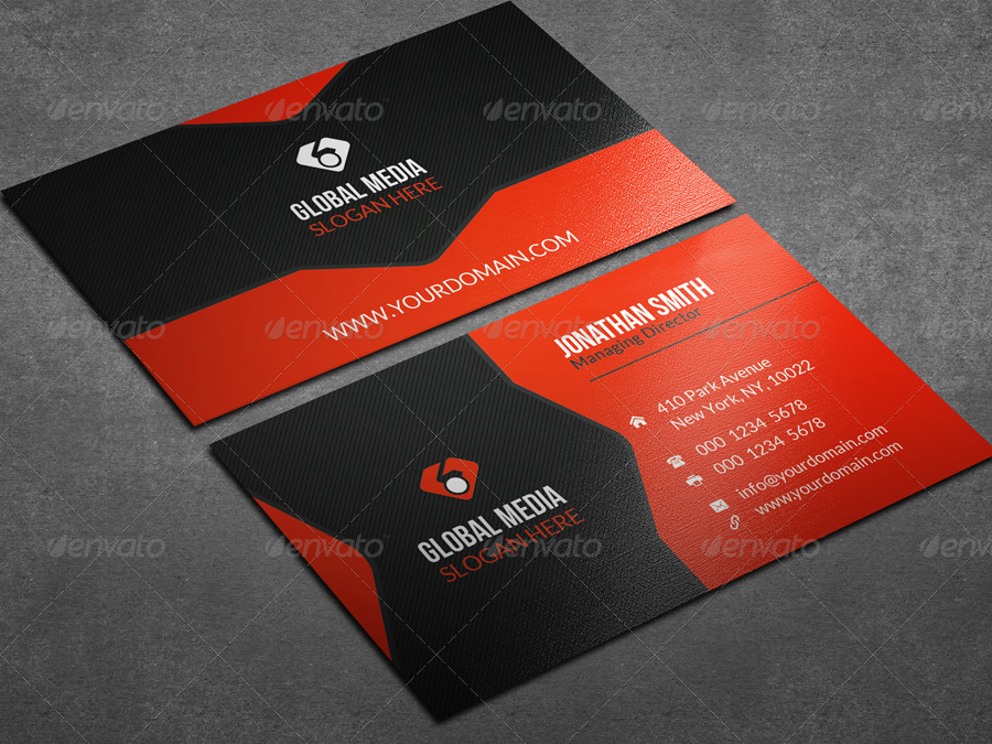 Corporate Business Card - 31 by far_star60 | GraphicRiver
