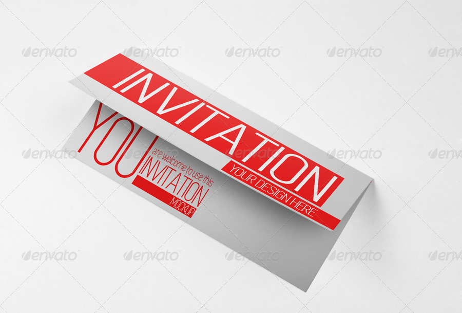 Invitation Mockup by krzysztofbobrowicz | GraphicRiver
