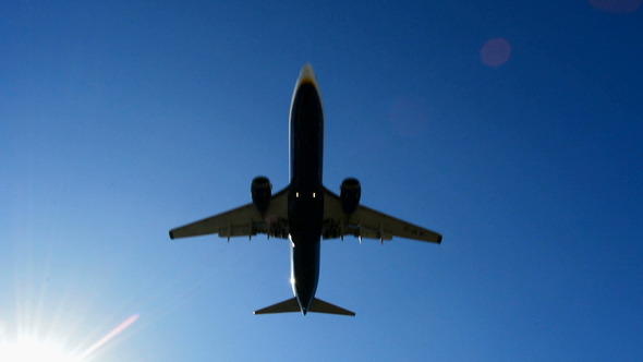 Airplane Plane Passing at Low Altitude by IANM35 | VideoHive