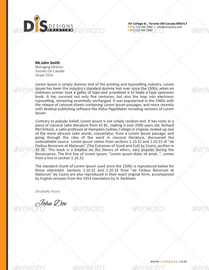 Letterhead by danishdesigner | GraphicRiver