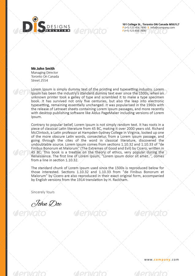 Letterhead by danishdesigner | GraphicRiver