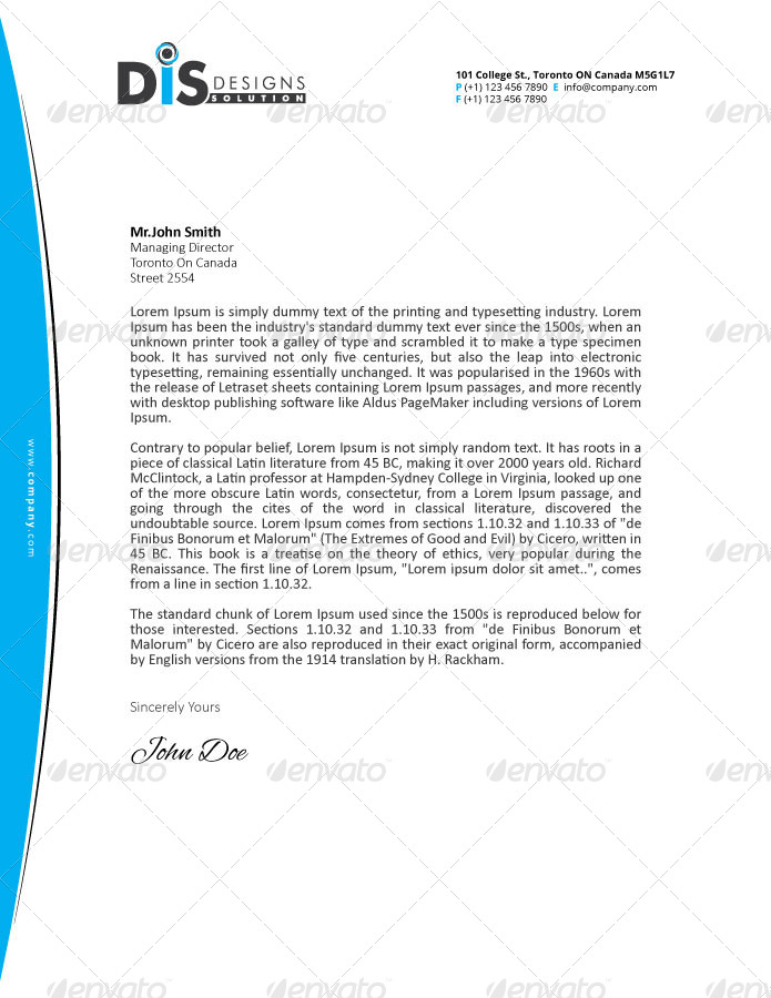 Letterhead by danishdesigner | GraphicRiver