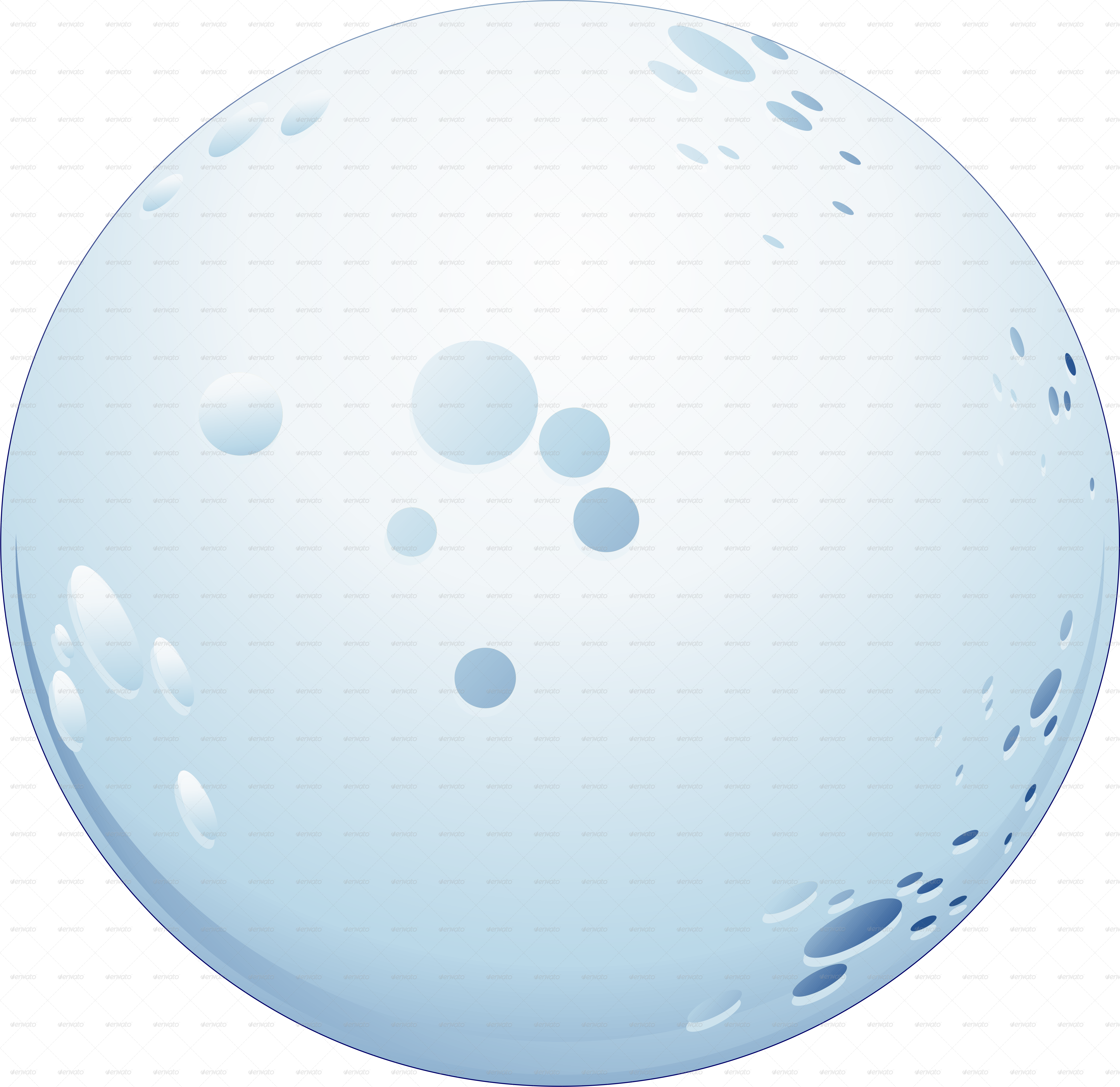 Wolf Howling at Blue Moon by Bluedarkat | GraphicRiver