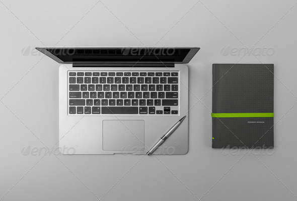 Designer workstation header - Stock Image - Everypixel